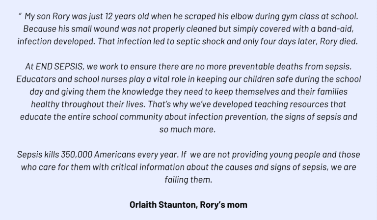 Sepsis in Schools - End Sepsis